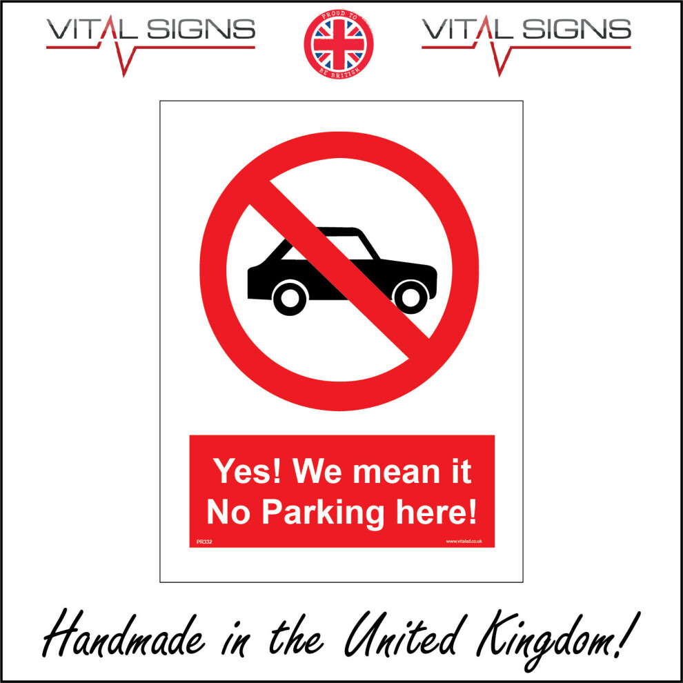 (300 x 400mm - 12 x 16, Magnetic - Vehicle Grade) PR332 Yes We Mean It ...