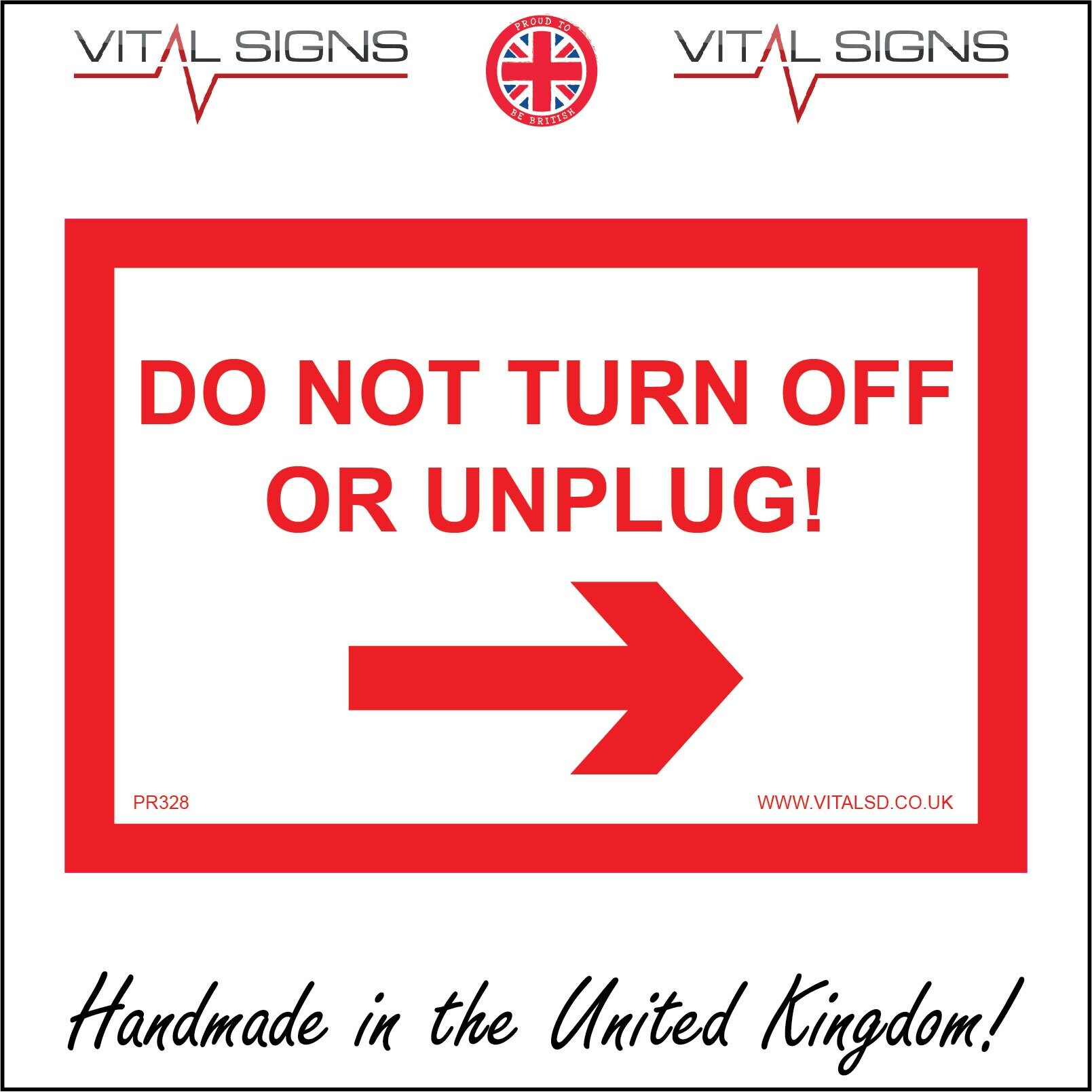 (200 x 150mm - 8 x 6, Sticker / Sav - White Background) PR328 Do Not ...