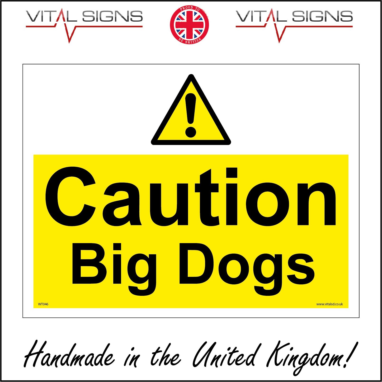 (400 x 300mm - 16 x 12, Sticker / Sav - White Background) WT046 Caution ...