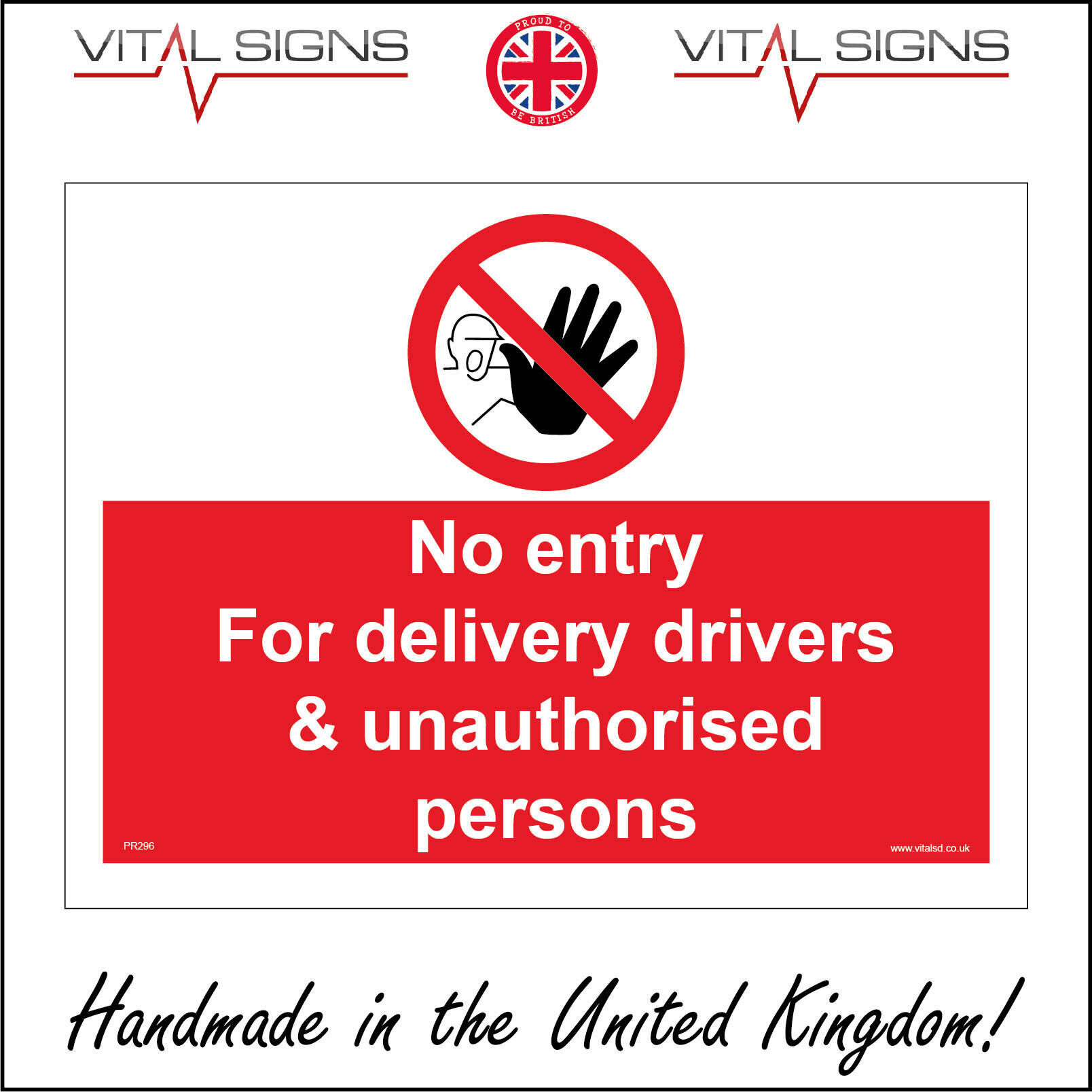 (200 x 150mm - 8 x 6, 3mm Standard Foamex Foamboard) PR296 No Entry To ...