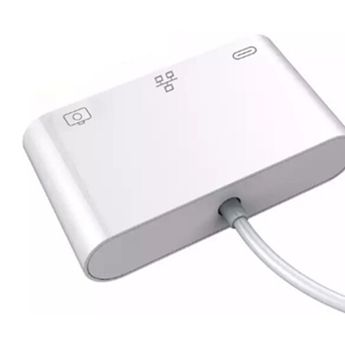 3 In 1 Gigabit LAN Lightning Converter Mobile Phone Tablet To RJ45 ...