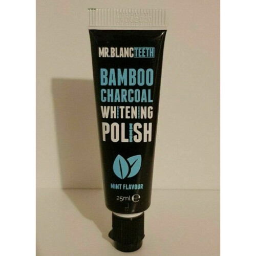 Mr Blanc Teeth Charcoal Toothpaste - Natural Teeth Whitening Polish ...