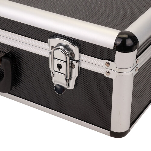 Large Aluminium Flight Hard Case Tool Box Carry Foam Storage Camera DJ ...