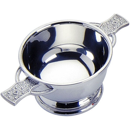 Ornate Celtic Scottish Quaich Serpent Wiring 2" Bowl Pewter Cup of ...
