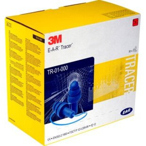 3M Tr-01-000 3M E-A-R Tracers Pre-Moulded Corded Ear Plugs Storage Case ...