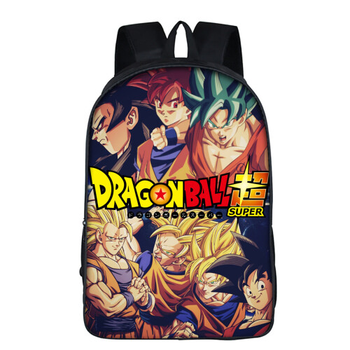 DBZ Dragon Ball School Backpack Super Saiyan B Student Bag Backpack on ...