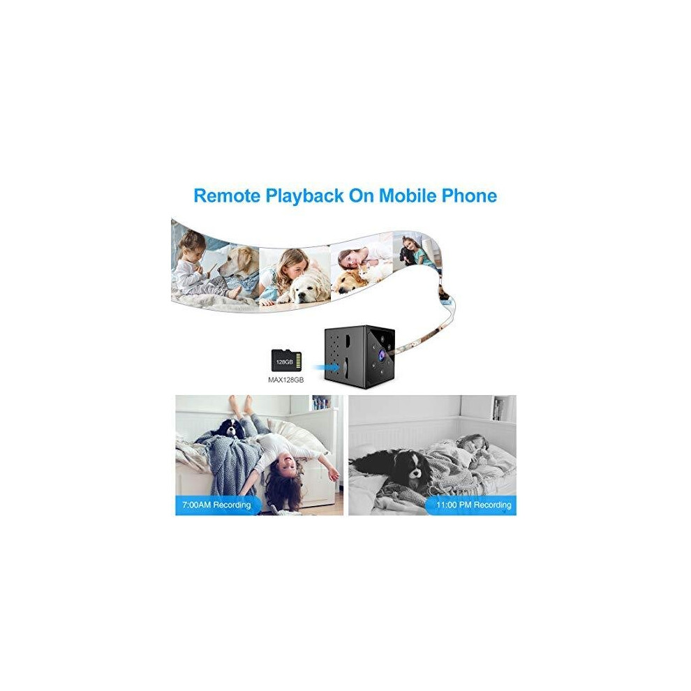 Spy Camera,KEAN 4K HD Mini WiFi Wireless Hidden Camera Smallest ...