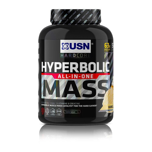 (Vanilla) USN Hyperbolic Mass High Protein Creatine & Carbohydrates All ...