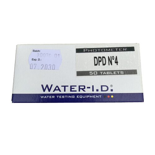 Pool Lab DPD No 4 Photometer Reagent Tablets (50 pack) Active Oxygen on ...
