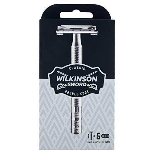 Wilkinson Sword Classic Double Edge Safety Razor with 5 Blades on OnBuy