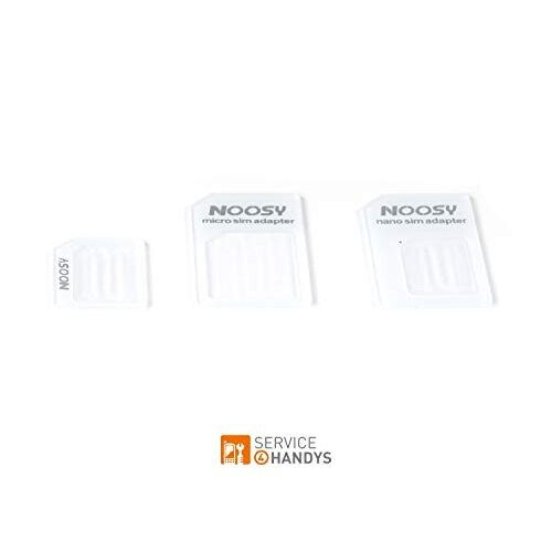 Premium SIM Card Adaptor Set of 3 Nano SIM Cards to Micro SIM and SIM ...