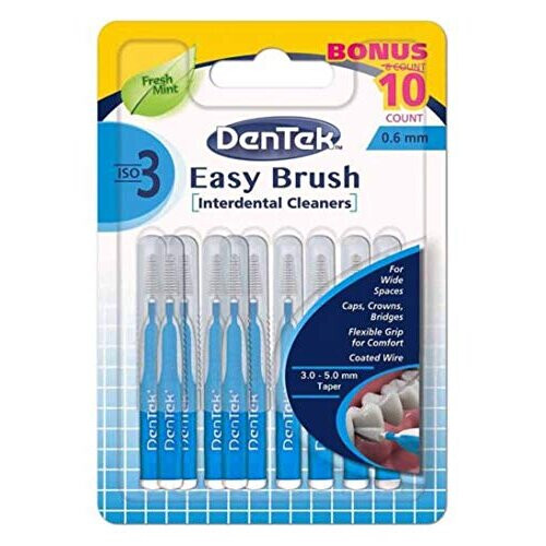 DenTek Easy Brush Interdental Brushes in different sizes, ISO 3 on OnBuy