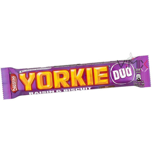 Nestle YORKIE Raisin & Biscuit Duo Chocolate Bars 24 x 66 g on OnBuy