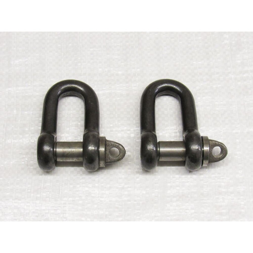 X2 0.3 Ton Self Colour Screw Pin Small Dee Shackles - 300KG D Lifting ...