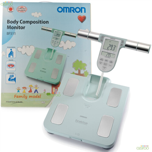 Omron Family Body Composition Digital BMI Muscle Bathroom Weighing ...