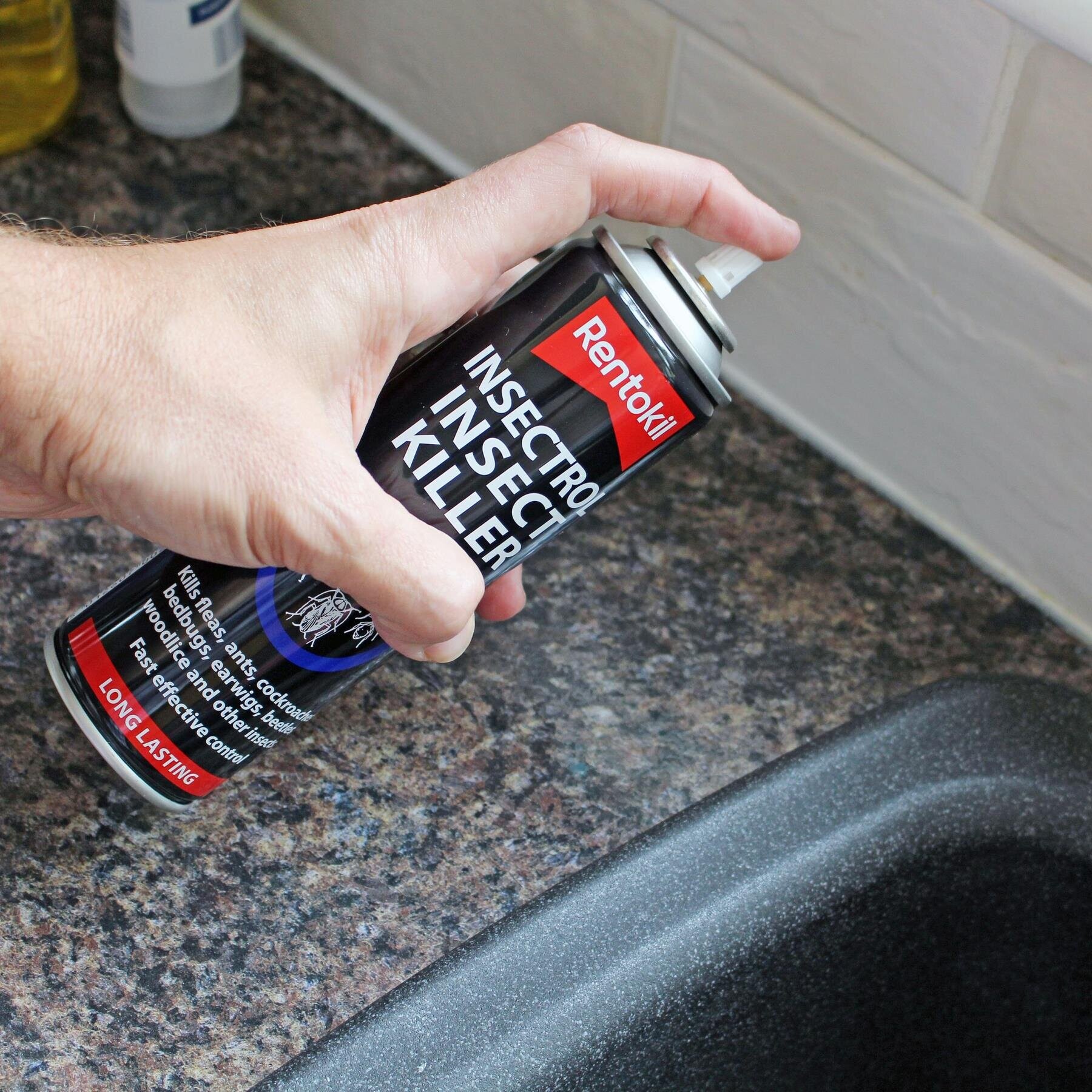 Rentokil Insectrol Blue 250ml Insect Killer Spray - Permethrin & D ...