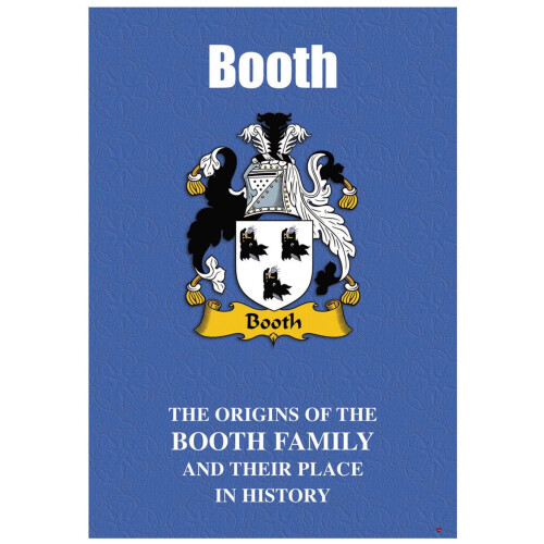 Booth English Surname History Booklet with Historical Facts of this ...