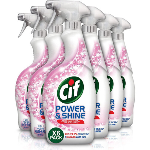 Cif Power & Shine Anti-Bacterial Multi Purpose Cleaner 6x700ml on OnBuy
