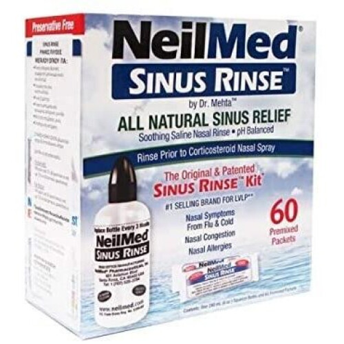 NeilMed Original Sinus Rinse Kit with 60 Premixed Sachets on OnBuy