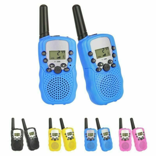 Walkie Talkies T388 Long Range Kids Walky Talky 1 pair Blue Color on OnBuy