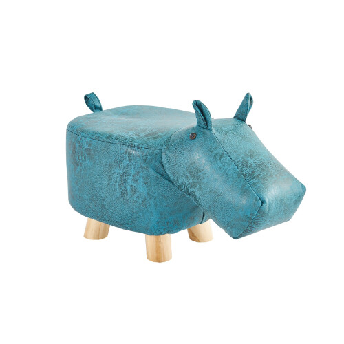 MOF Animal Footstool, Upholstered Ottoman,Creative & Cute Foot Rest ...