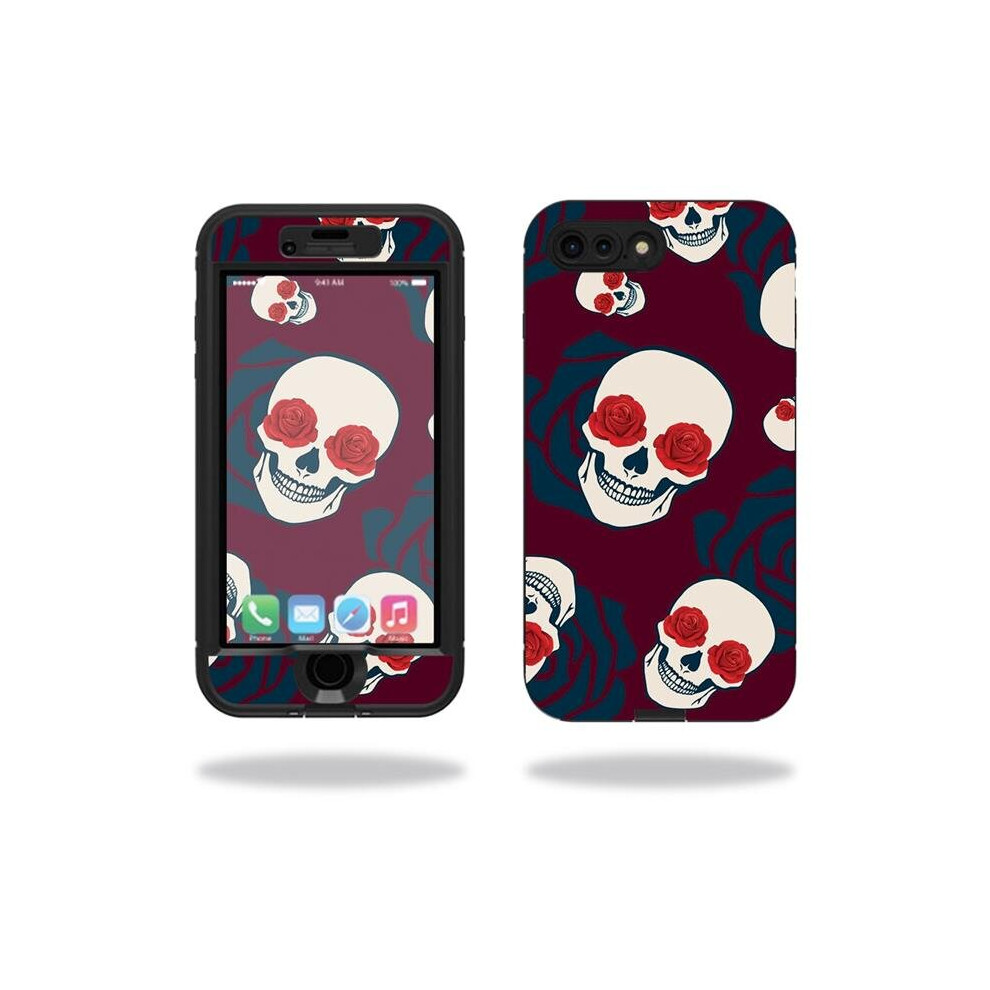 MightySkins LIFIP7PLNUD-Skulls N Roses Skin for Lifeproof Nuud iPhone 7 ...