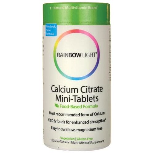 Rainbow Light Calcium Citrate Mini-Tabs - 120 tablets on OnBuy