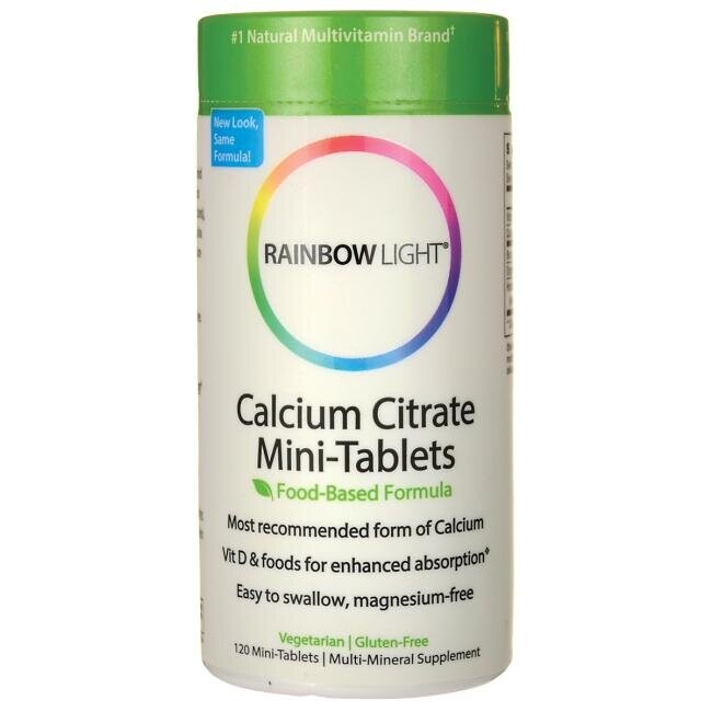 Rainbow Light Calcium Citrate Mini-Tabs - 120 tablets on OnBuy