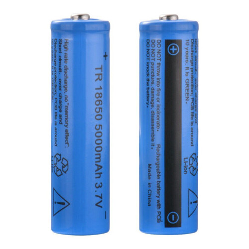 X2 TR BLUE 18650 Battery 3000mAh 3.7V Rechargeable Cell for Torch on OnBuy