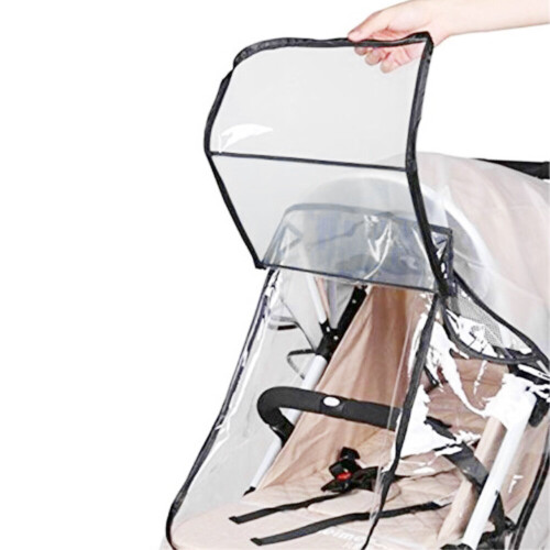 Universal Buggy Pushchair Cover Stroller Pram Buggy Clear Raincover on ...
