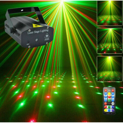 RGB DJ Disco LED Light Mini Laser Projector Stage Lighting Xmas Show ...