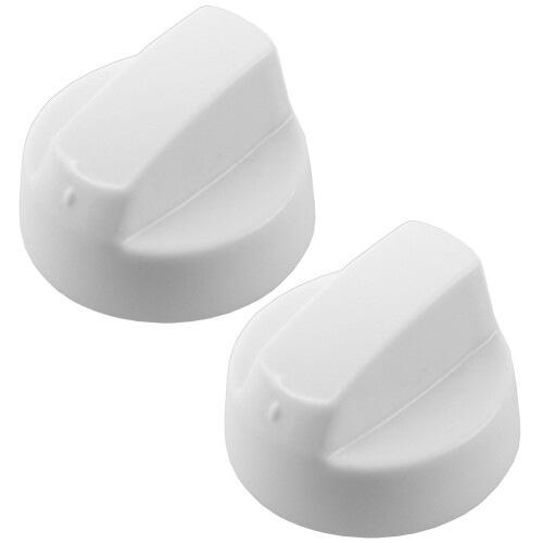 UNIVERSAL White CONTROL KNOB & ADAPTORS for NEFF Cooker Oven Hob x 2 on ...