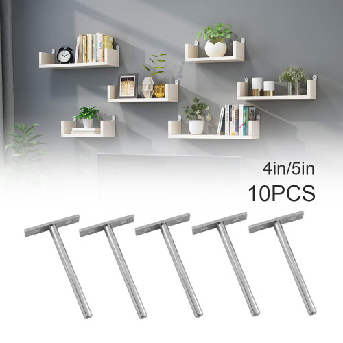 Floating Shelf Bracket Concealed Hidden Plate Floating Shelf Support on ...