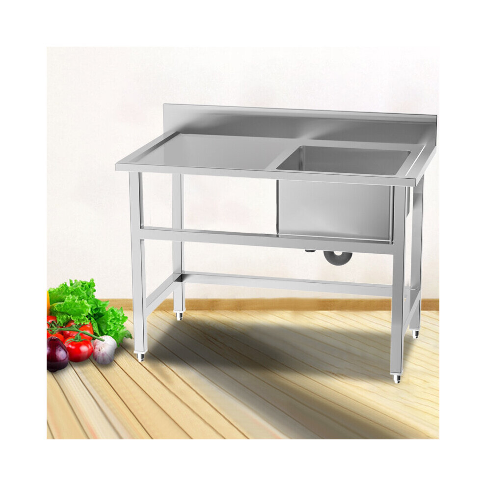 Domestic Commercial Stainless Steel Kitchen Sink with Platform on OnBuy