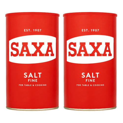 Saxa Table Salt Drum - Fine (750g) - Pack of 2 on OnBuy