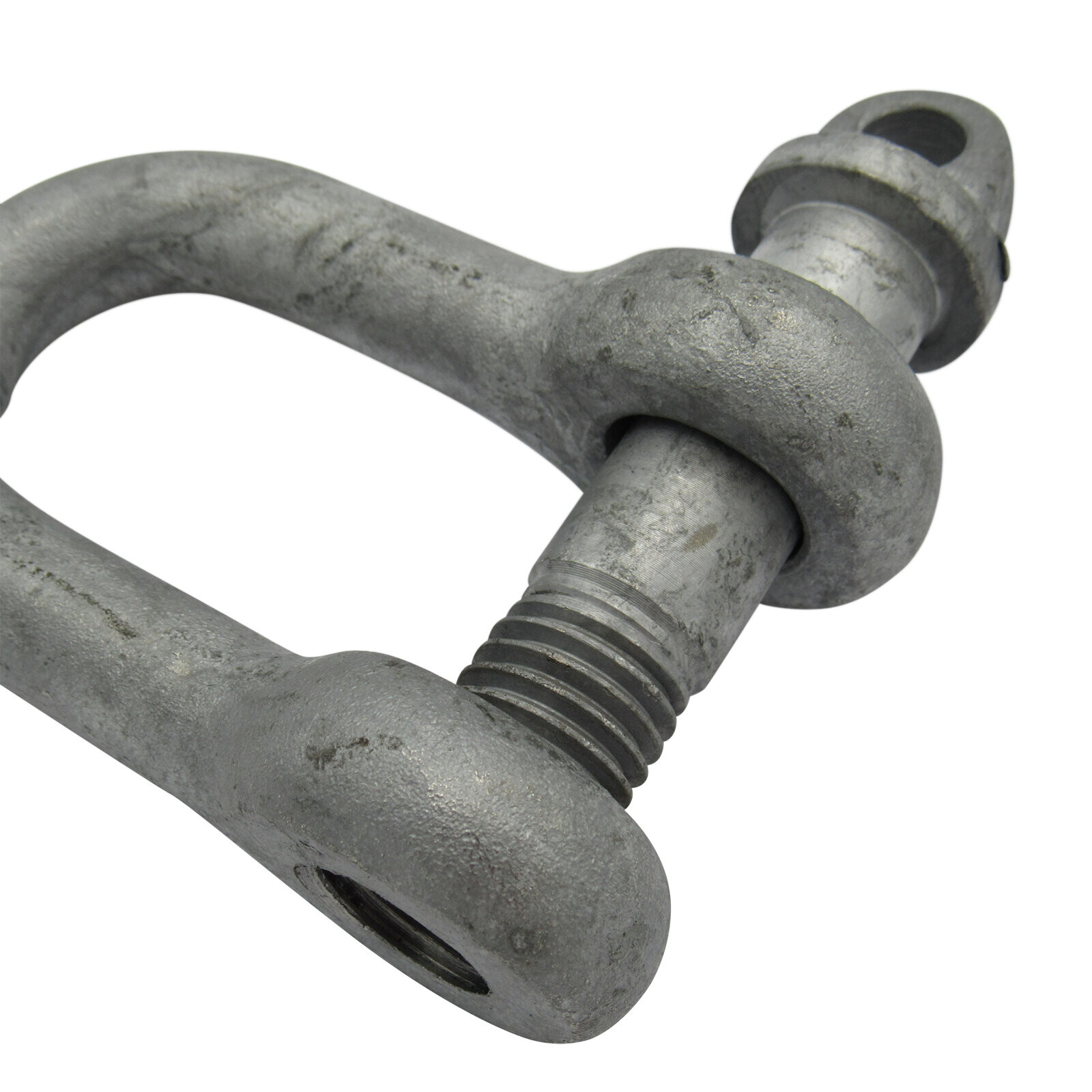 X2 0.6 Ton Galvanised Small Dee Shackle With Screw Pin - BS3032 600KG ...