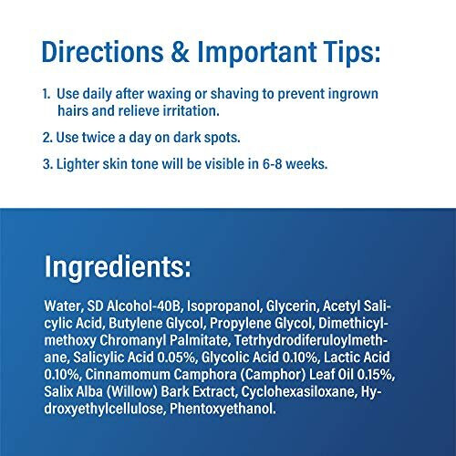 Razor Bump and Ingrown Hairs Serum - After Shave Solution Roll-On for ...