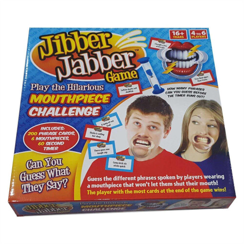 Jibber Jabber Game - Party Board Speak Out Talk Loud Challenge ...