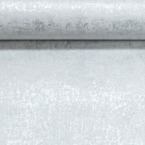 Texture Grey Metallic Silver Plain Distressed Concrete Wallpaper on OnBuy