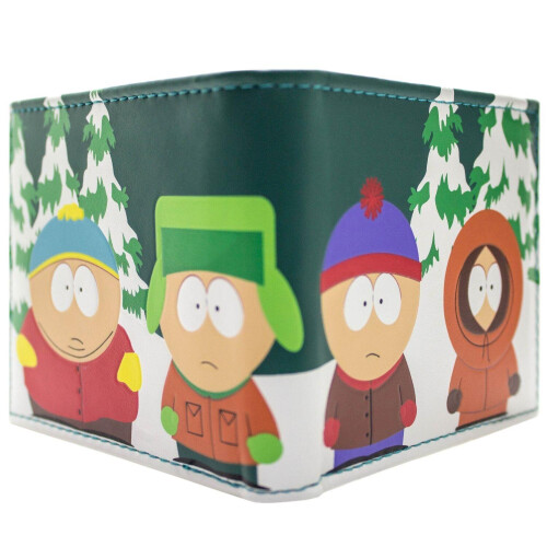 Comedy South Park Kyle Kenny Stan Cartman Green ID & Card Bi-Fold ...
