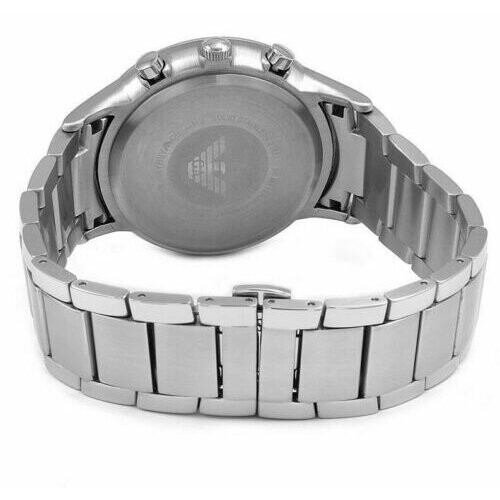 MENS BLUE DIAL STAINLESS STEEL CHRONOGRAPH EMPORIO ARMANI WATCH AR2448 ...