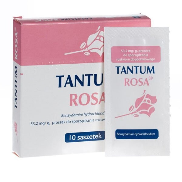 Tantum Rosa , powder for solution for vaginal irrigation, 10 sachets on ...