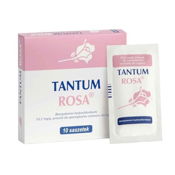 Tantum Rosa , powder for solution for vaginal irrigation, 10 sachets on ...