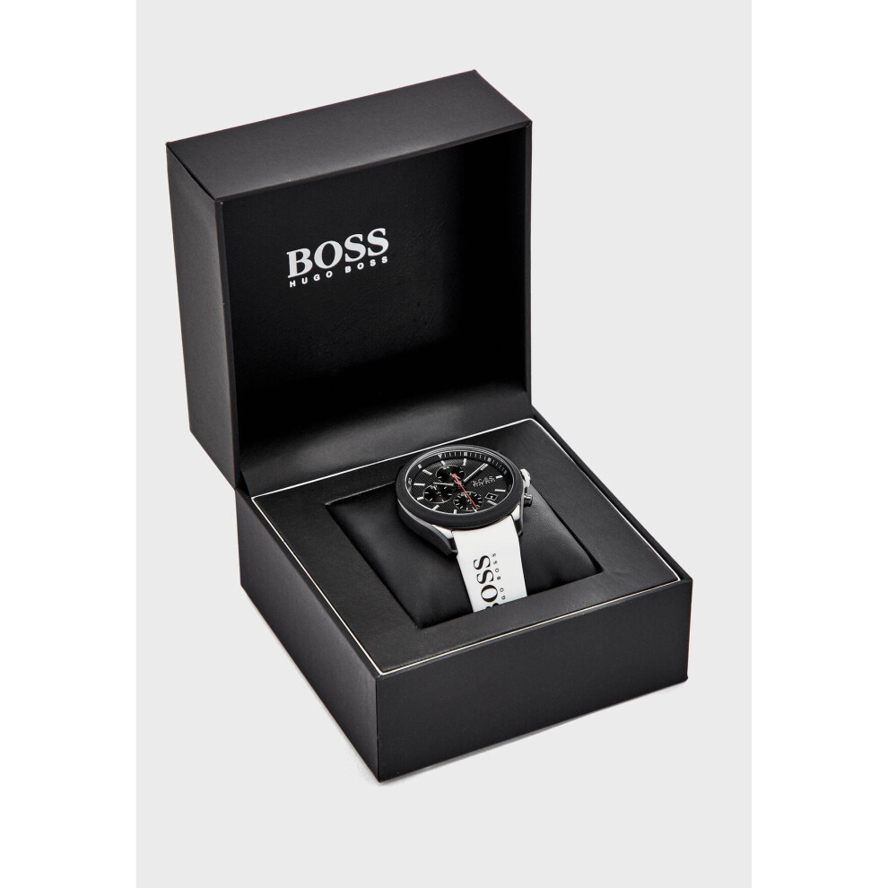 Hugo Boss Velocity Men's Watch Chronograph White Strap 1513718 on OnBuy