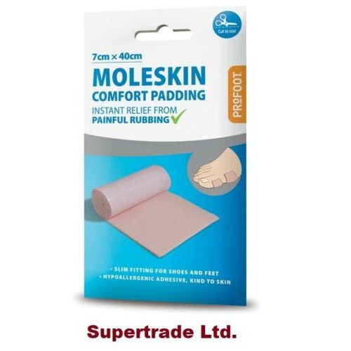 Profoot Moleskin Comfort Padding Sheet Instantly Relieves Friction ...