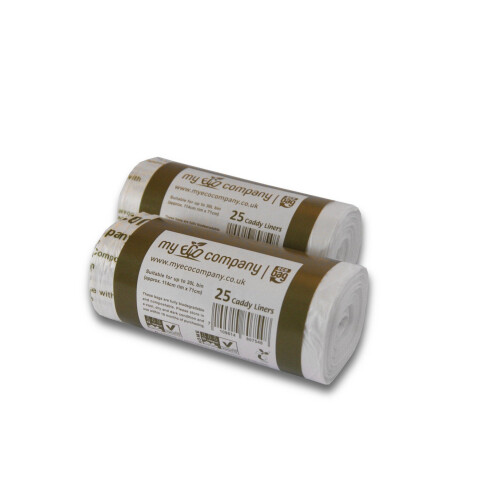 My Eco Company 30L X 50 Compostable Kitchen Food Waste Bin Bags ...