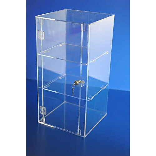Acrylic Lockable Display Cabinet 600 x 300 x 300mm - Retail Shop ...