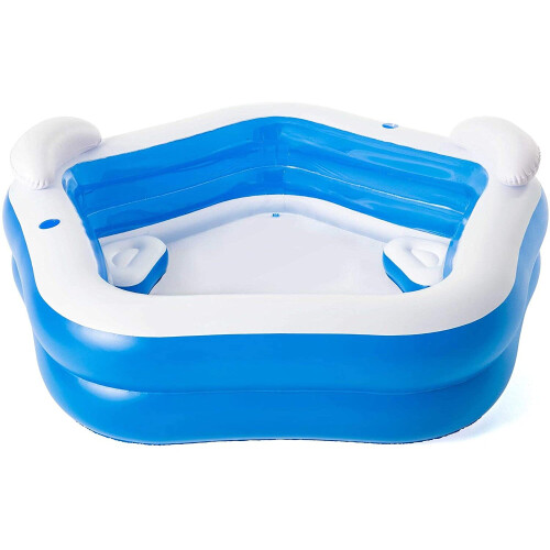 Bestway Family Fun Lounge Pool Inflatable Swimming Pool Outdoor ...