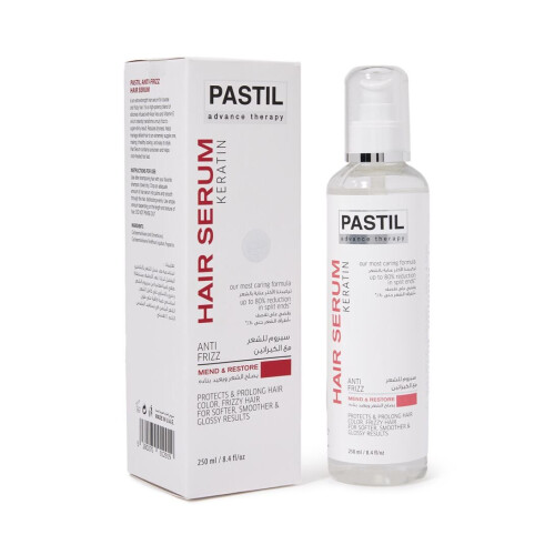 Pastil Advance Therapy Keratin Hair Serum 250ml | for Silky Smooth and ...