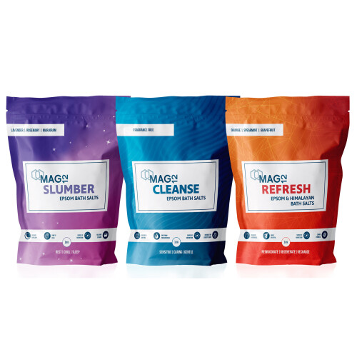MAG12 Epsom Salts Bundle | Cleanse, Refresh and Slumber on OnBuy